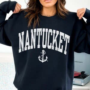Nantucket Preppy Vintage Sweatshirt, Nantucket Souvenir, Beach ...