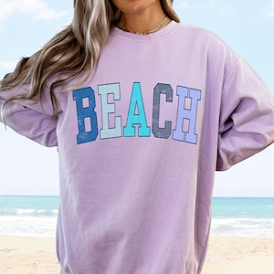 Beachy Sweatshirt, Beach Sweatshirt, Summer Sweatshirt, Gift for Beach ...