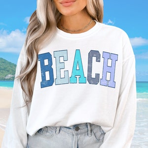 Beachy Sweatshirt, Beach Sweatshirt, Summer Sweatshirt, Gift for Beach ...