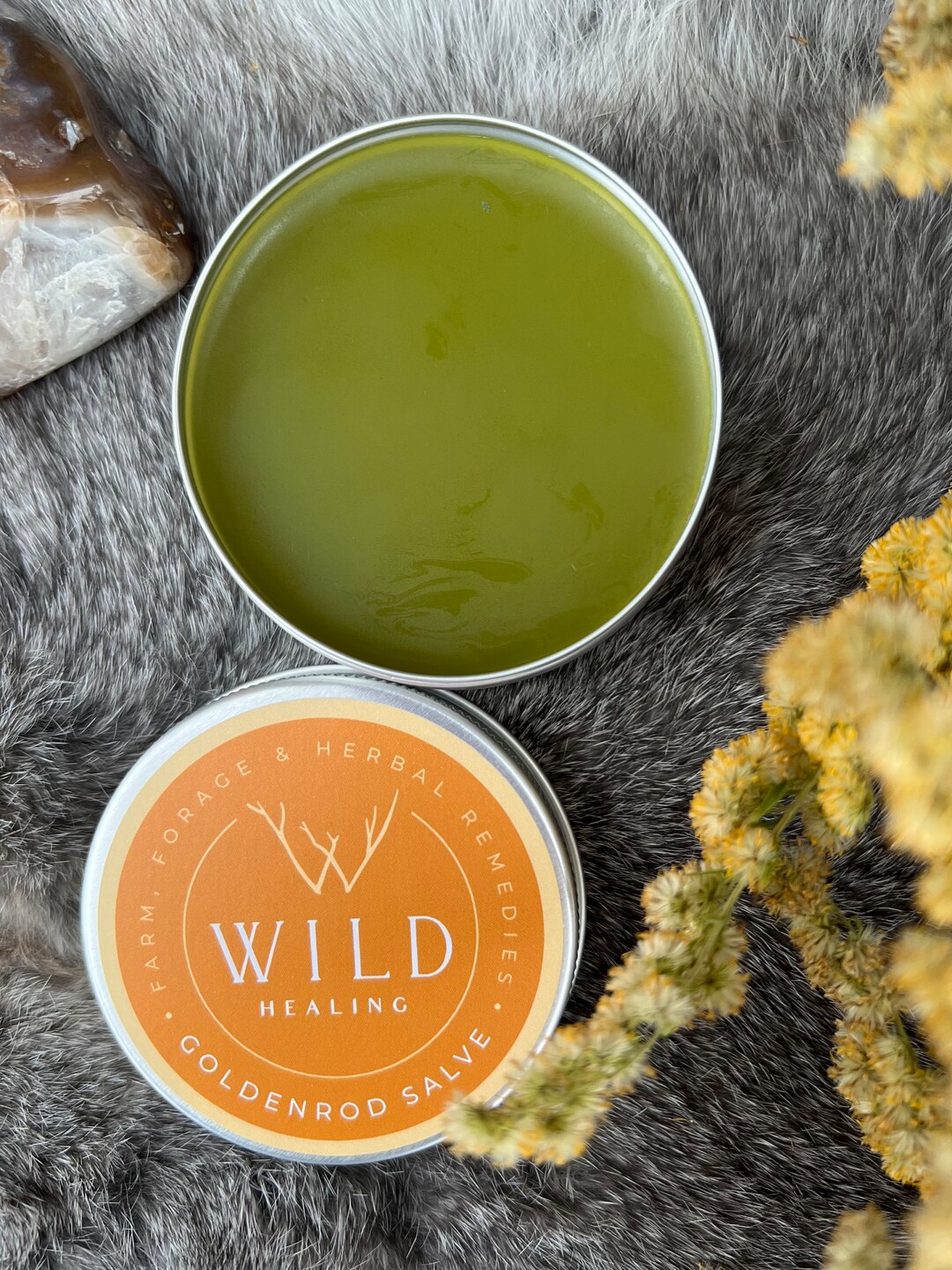 Chest Rub Coughs / Colds Goldenrod Mullein Wild Peppermint Eucalyptus ...