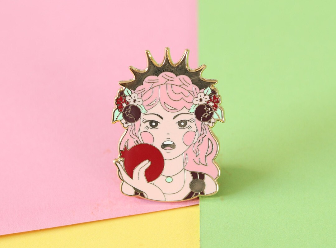 PERSEPHONE ENAMEL PIN - Etsy