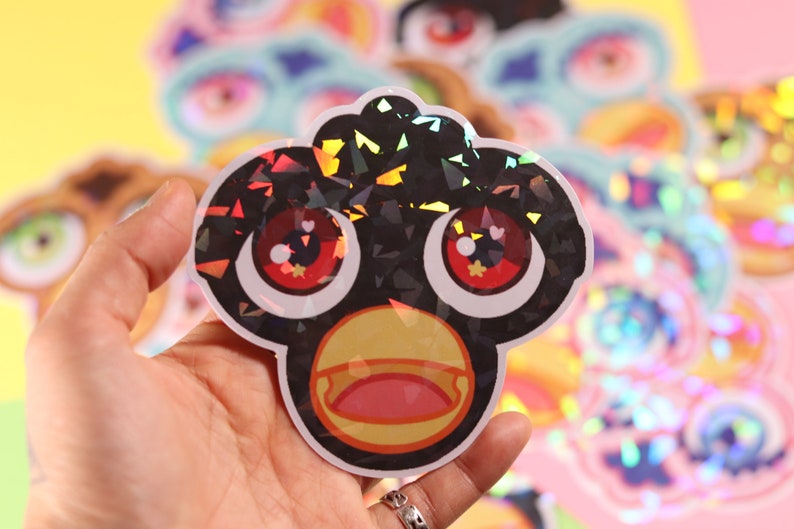 FURBY FACEPLATE HOLO Vinyl Stickers - Etsy