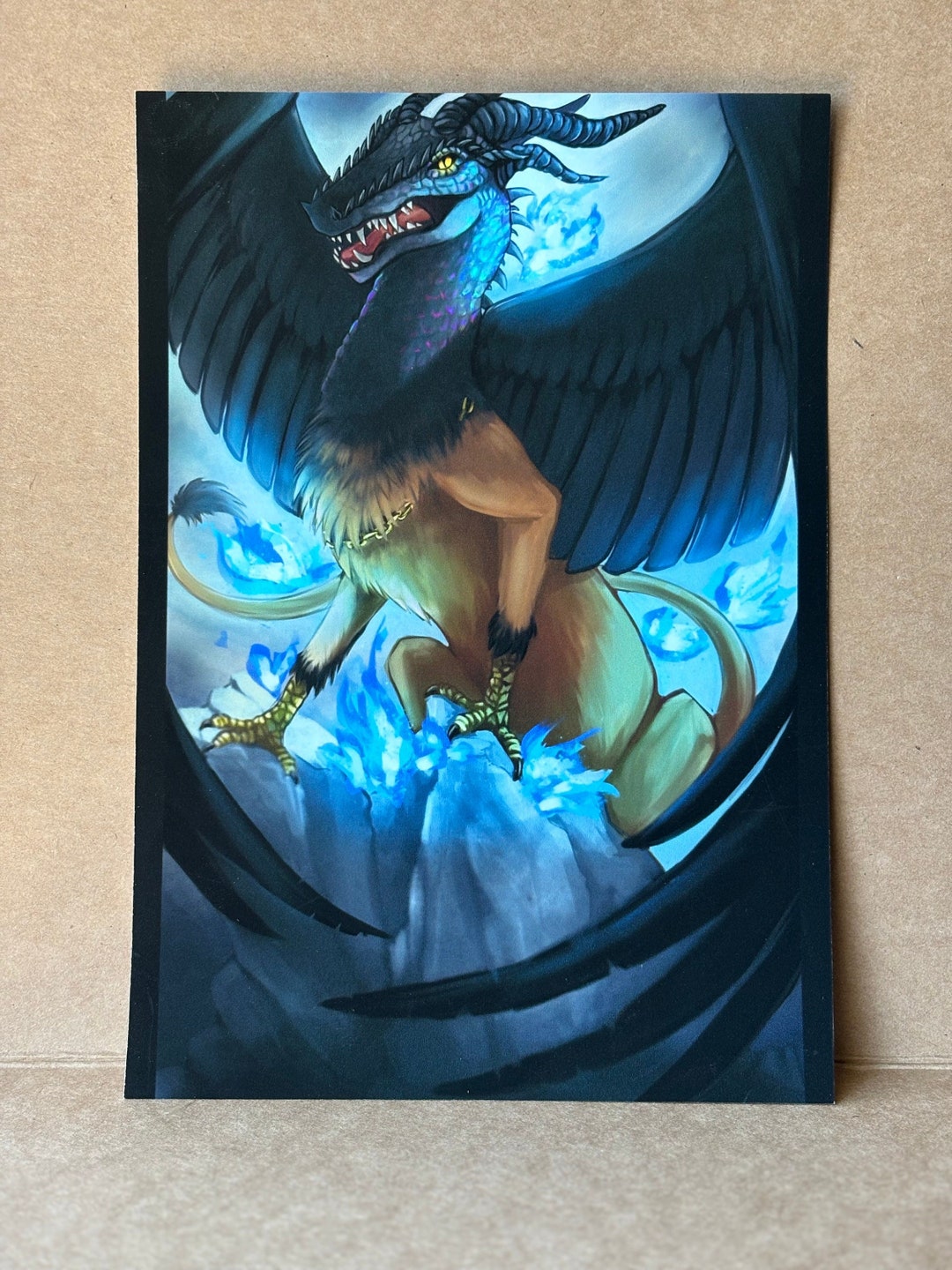 Sorae Gryvern Art Print - the Kindred's Curse Saga by Penn Cole ...
