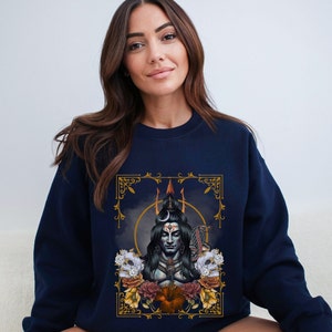 Unique Lord Shiva Graphic Sweatshirt - Spiritual Clothing, Shiva God ...