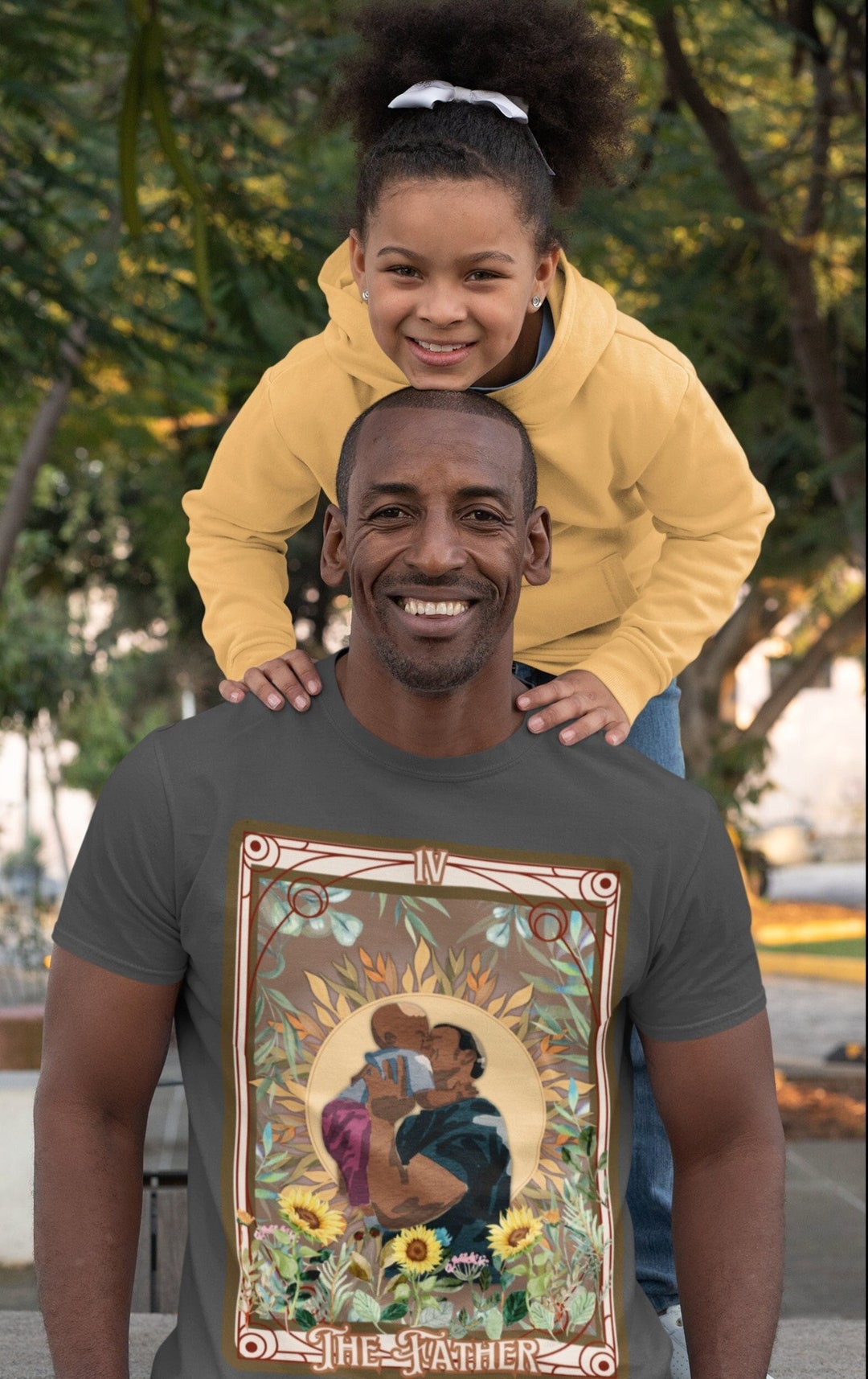 The Father Tarot Card T-shirt, Tarot Card T-shirt for Men, Father's Day ...