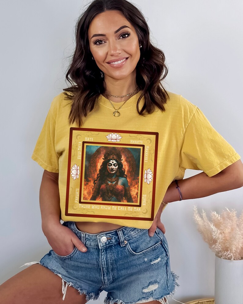 Kali Ma Goddess Shirt - Sacred Hindu Deity T-shirt, Tantric Goddess ...