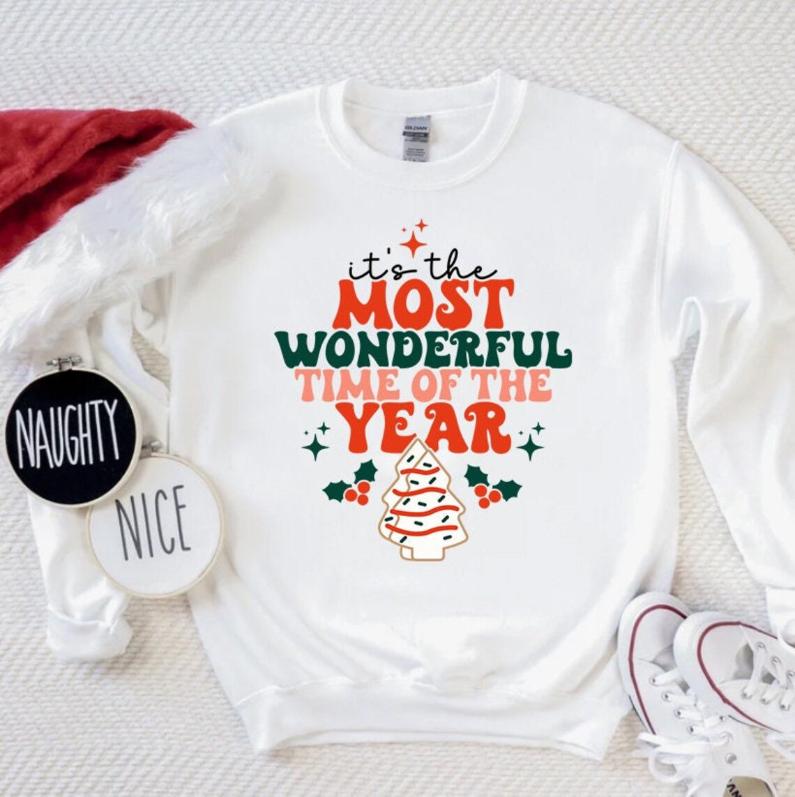 The Most Wonderful Time of the Year Sweatshirt, Christmas Crewneck ...