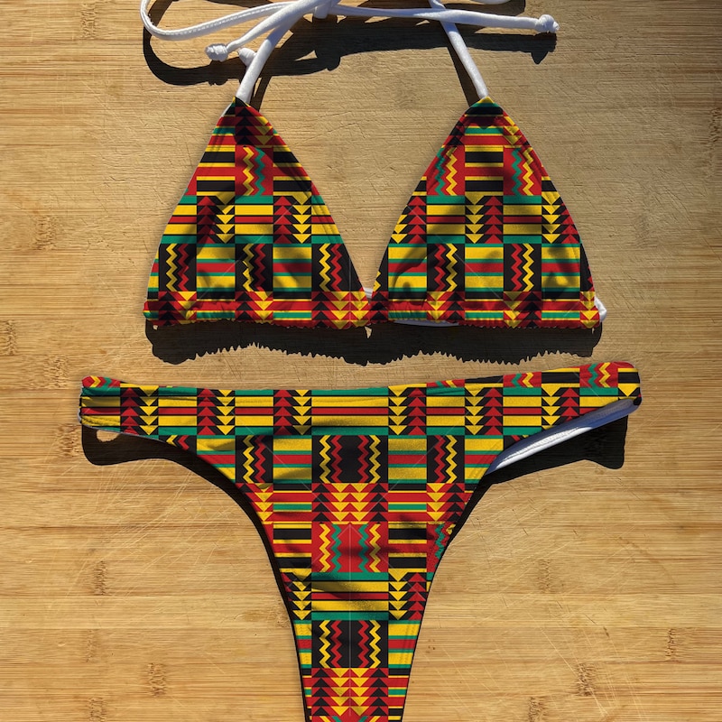 African Bikini - Etsy