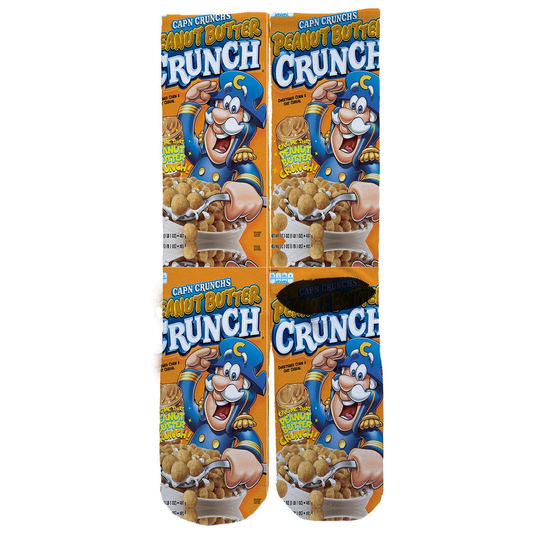 13th Brand | Peanut Butter Captain Crunch Ii Crew Socks | One Size 6-12 ...