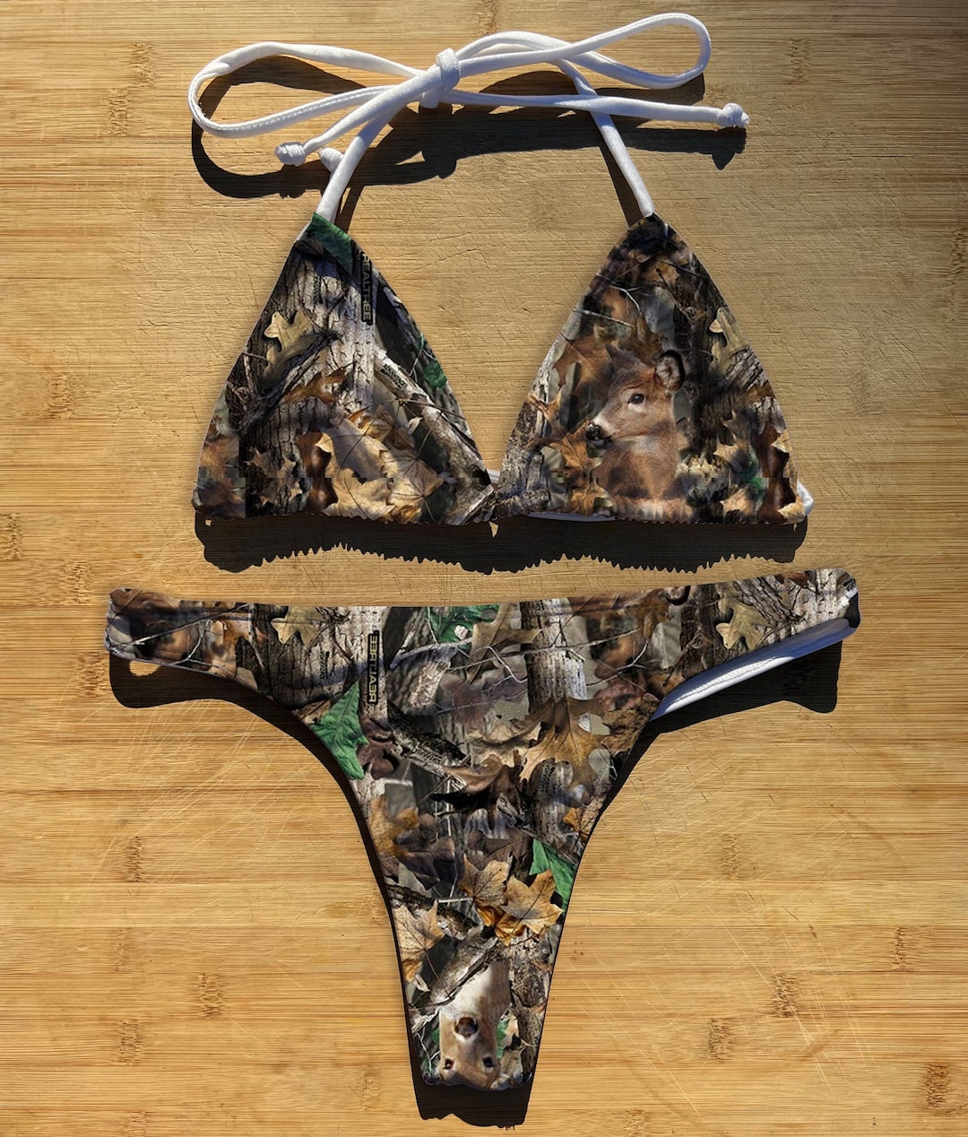 Swimwear Bikini 2 Piece Set | Hunting Camo | Thong Cheeky or Full ...
