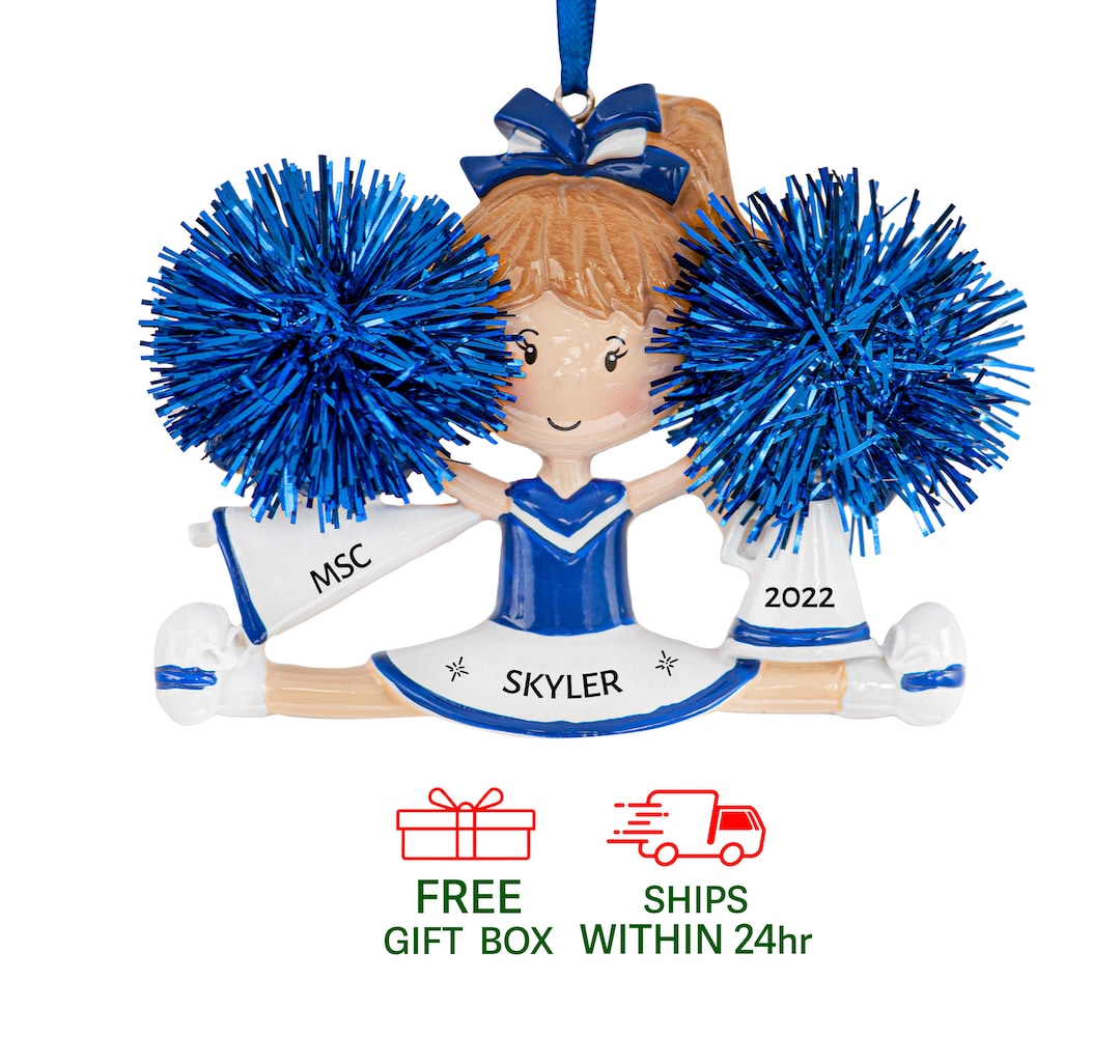Personalized Cheerleader Christmas Ornament Cheer Girl Dancer - Etsy