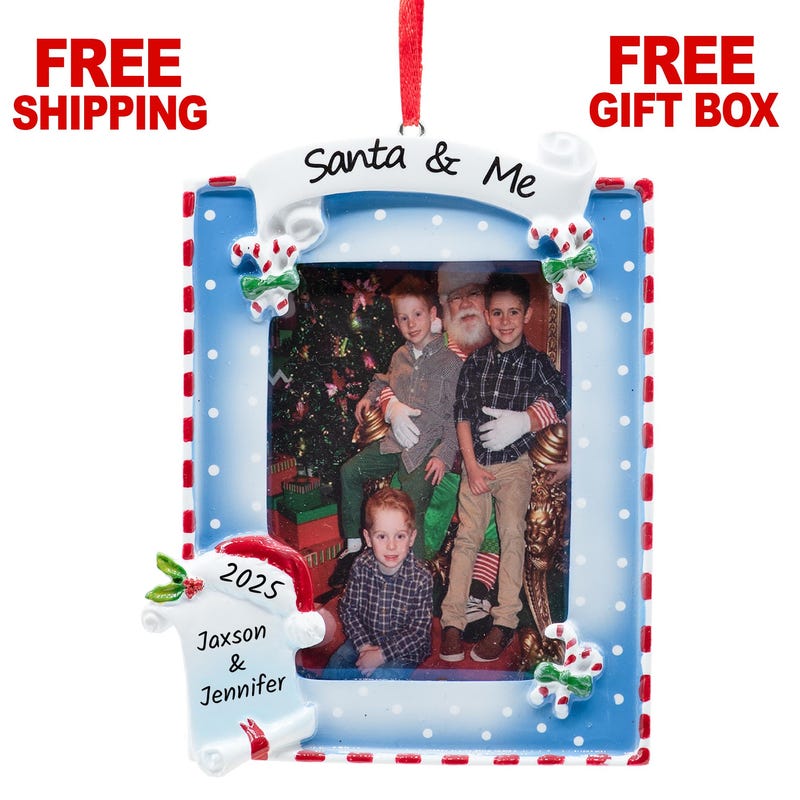 Santa Frame 2024 - Etsy