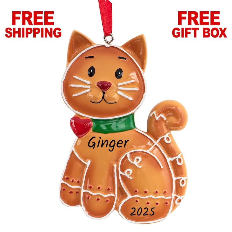 Gingerbread Cat - Etsy