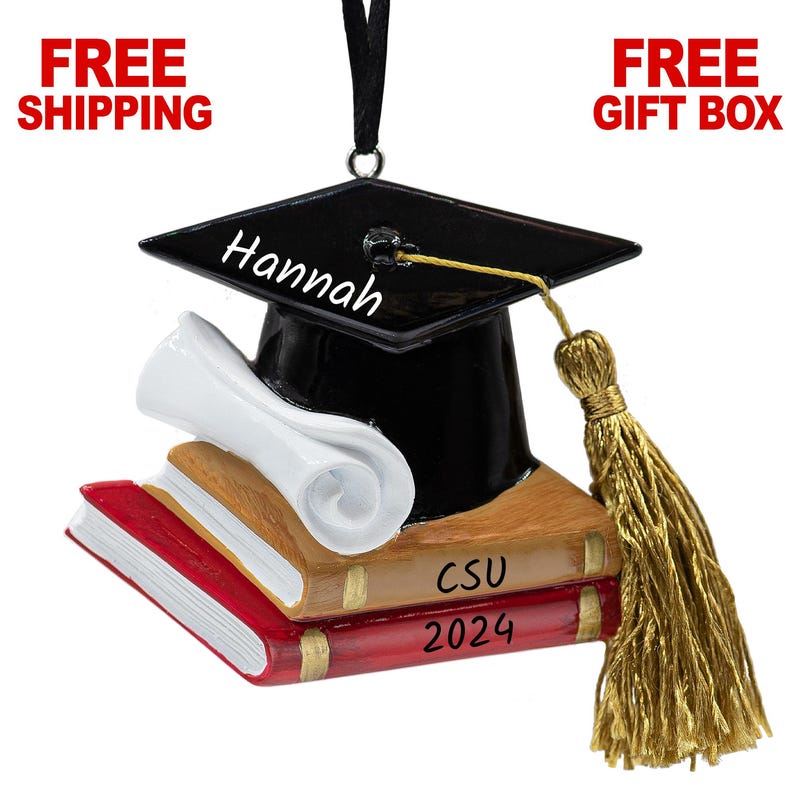 Personalized Christmas Ornament Graduation - Etsy