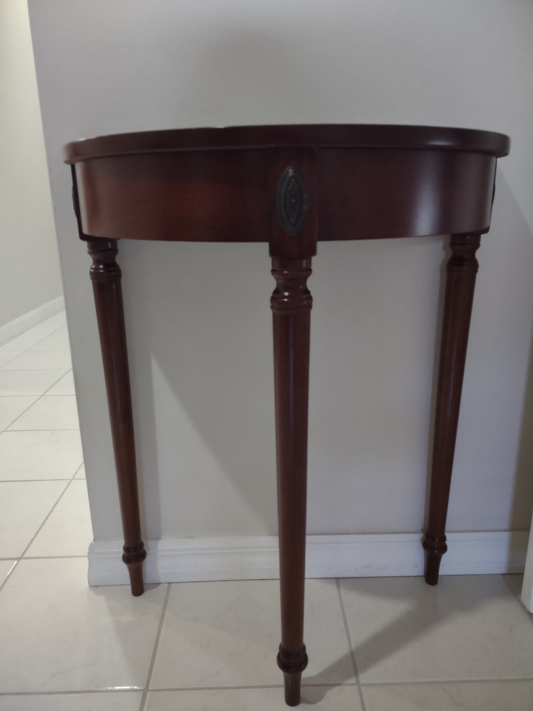 Bombay Antique Cherry Demi-lune Table #4101769 - Etsy