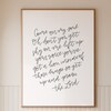 Fruits of the Spirit Vintage Floral Chart Bible Verse Wall Print ...