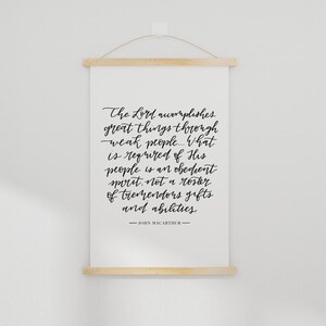John Macarthur Theology Quote Print Printable Christian Wall Decor ...