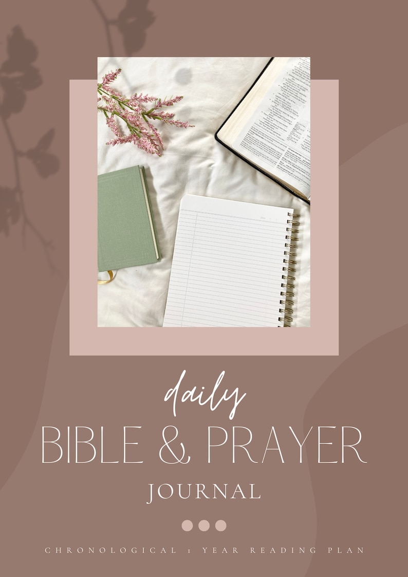 Digital Daily Bible Reading Prayer Journal Chronological - Etsy