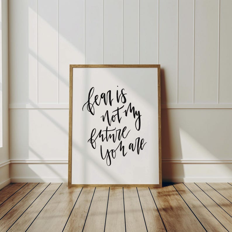 Fear is Not My Future Song Lyrics Print | Brandon Lake Chandler Moore ...