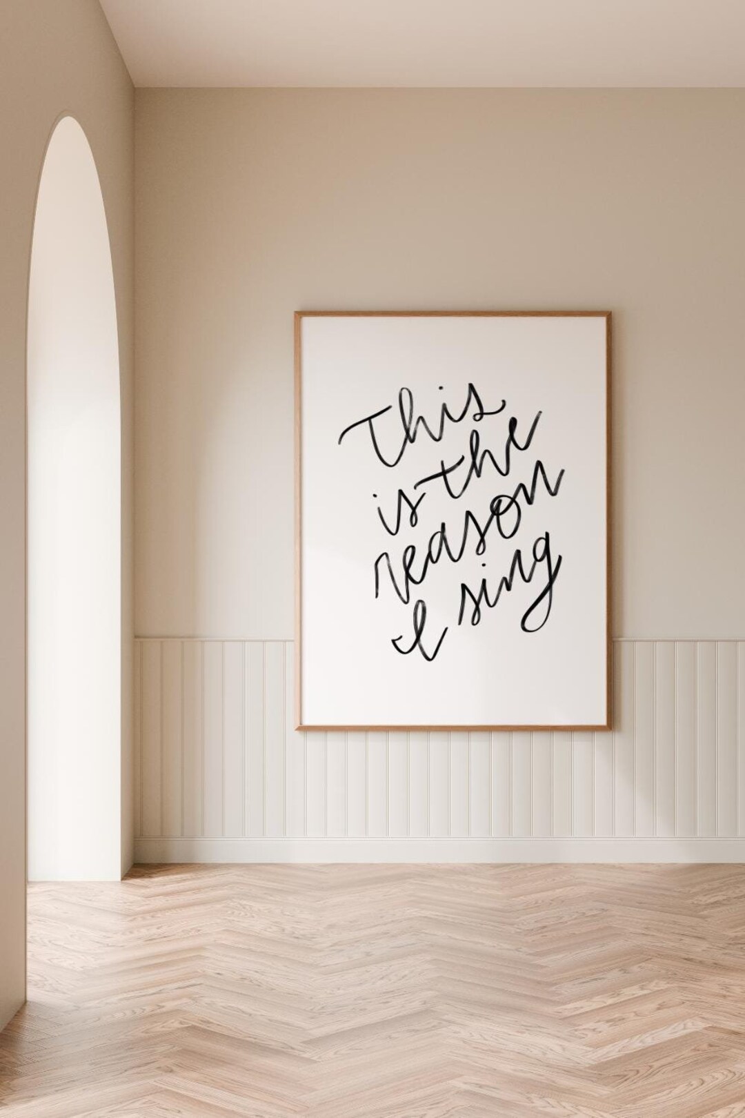 Reason I Sing Song Lyrics Wall Art Print Phil Wickham Worship Poster ...