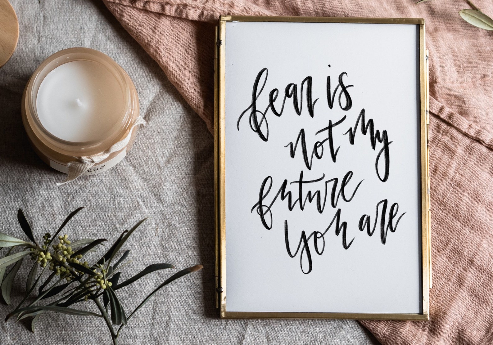 Fear is Not My Future Song Lyrics Print | Brandon Lake Chandler Moore ...