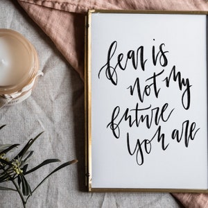 Fear is Not My Future Song Lyrics Print Brandon Lake Chandler Moore ...