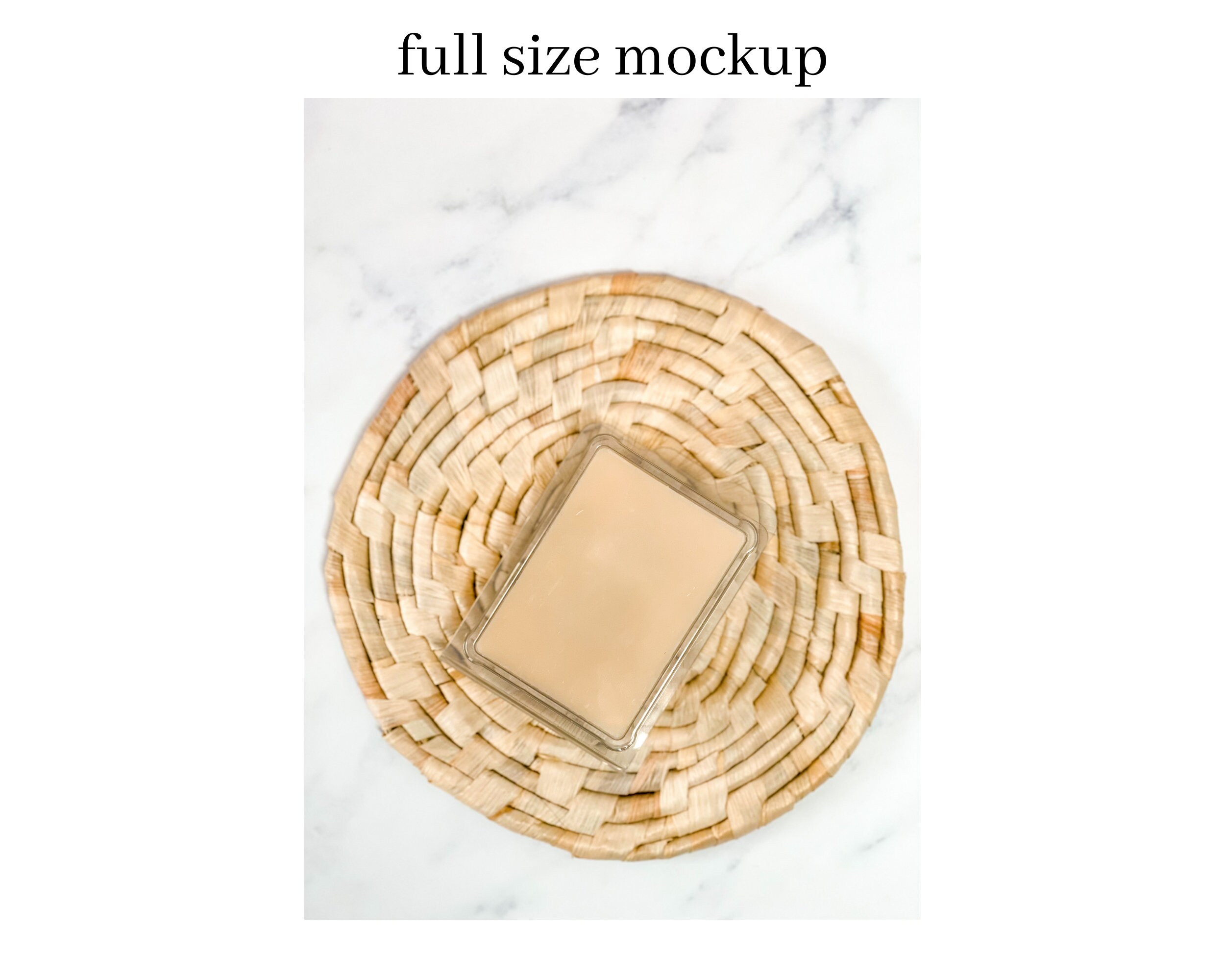 Wax Melts Mockup | Edit on Canva | Simple Mockup | Mockup for Etsy ...