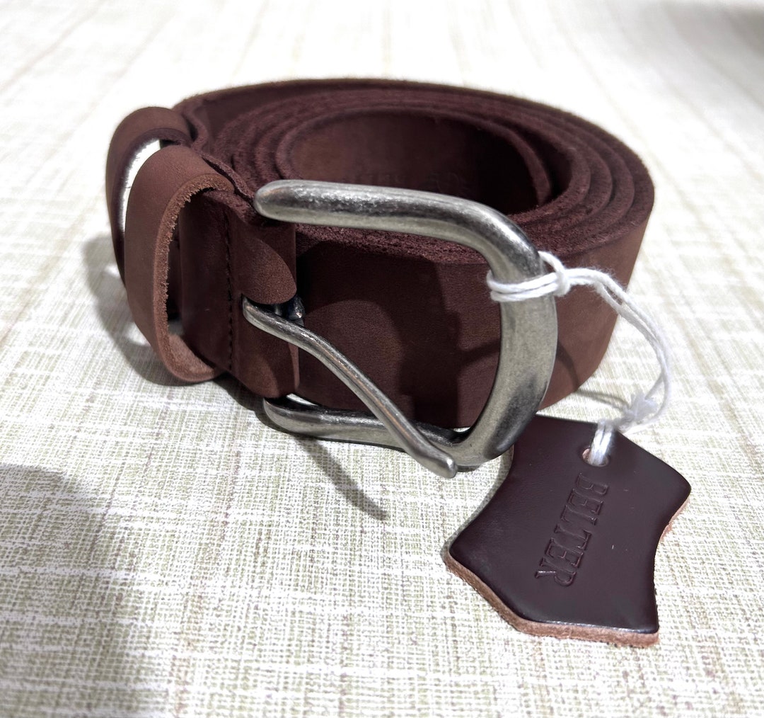 Vintage Leather Belt by Belter - Etsy