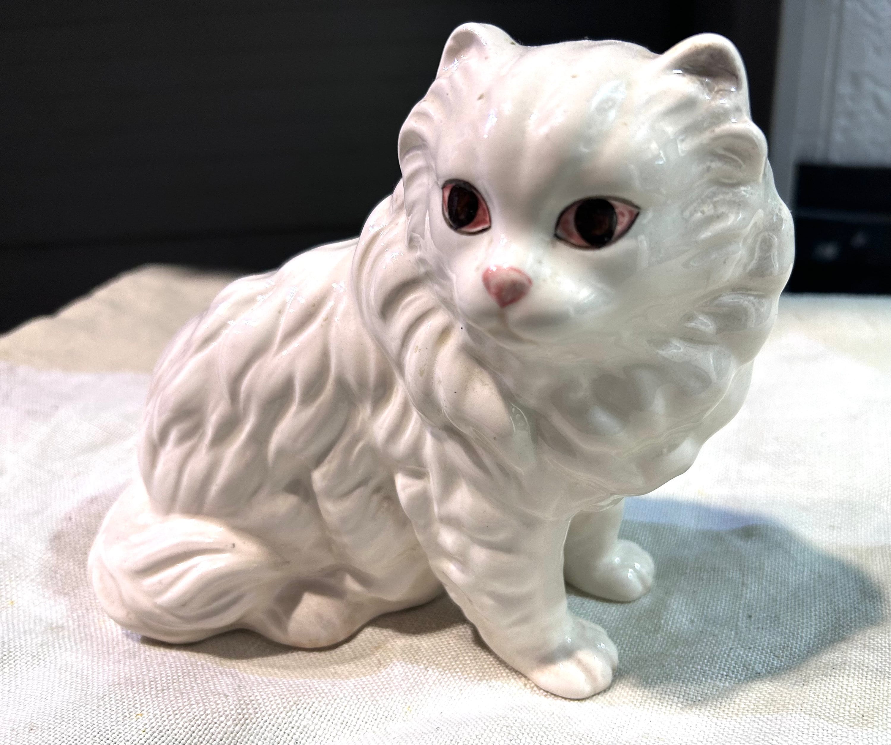 Vintage Coopercraft Ceramic Persian Cat - Etsy