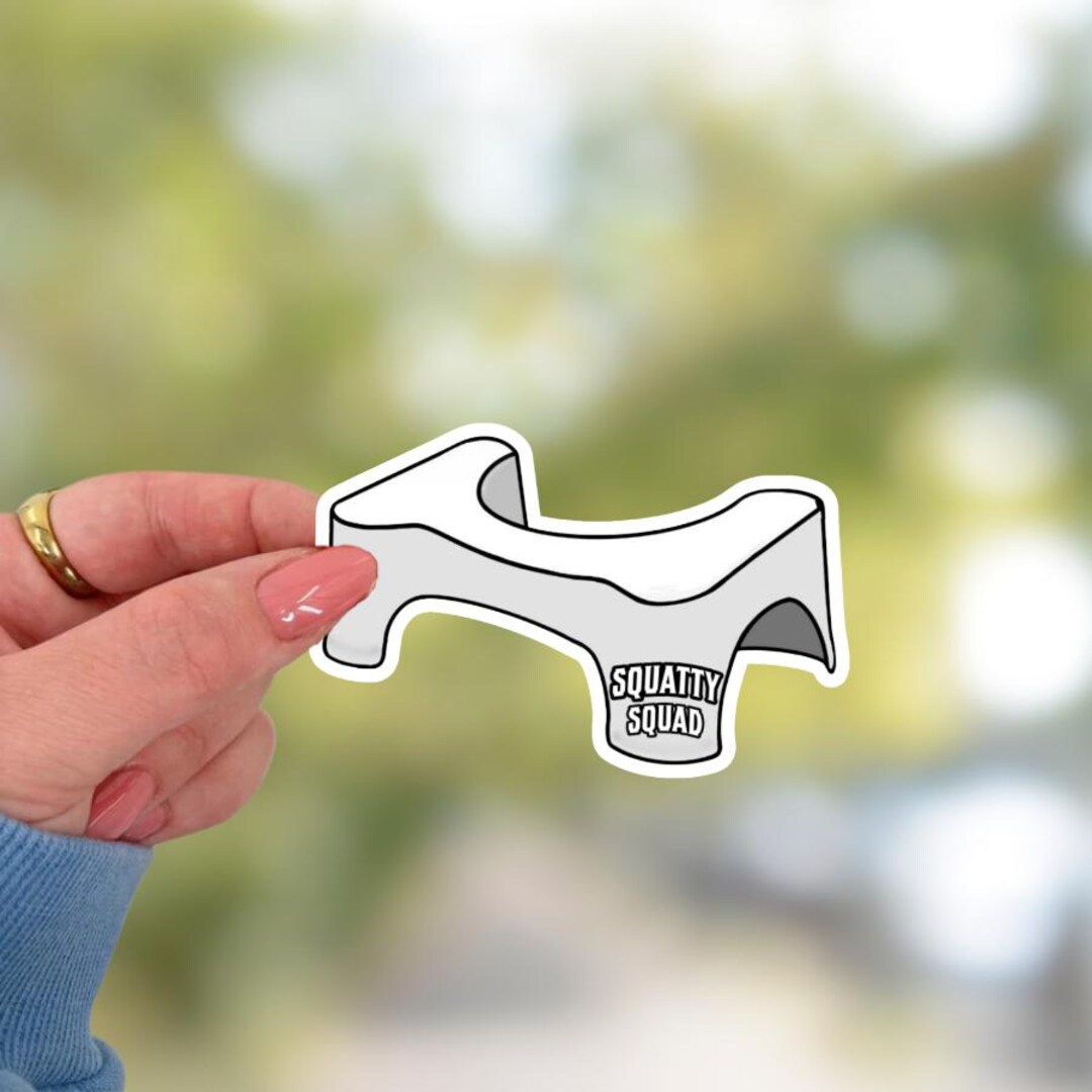 Squatty Potty Fan Club Sticker || Physical Therapy || Funny Sticker ...