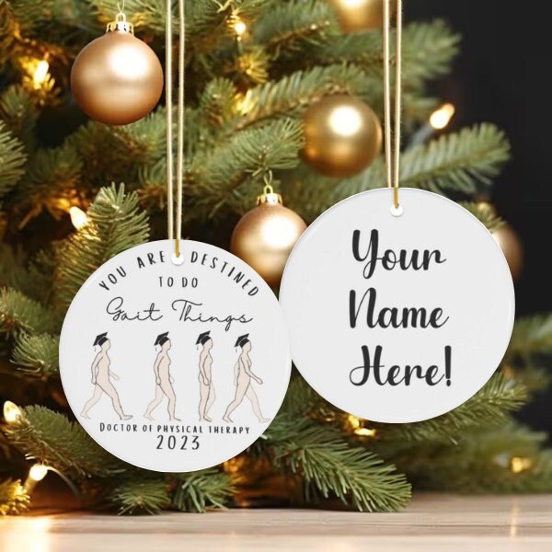 Physical Therapist Personalized Ornament Funny Ornament DPT Gift PT ...