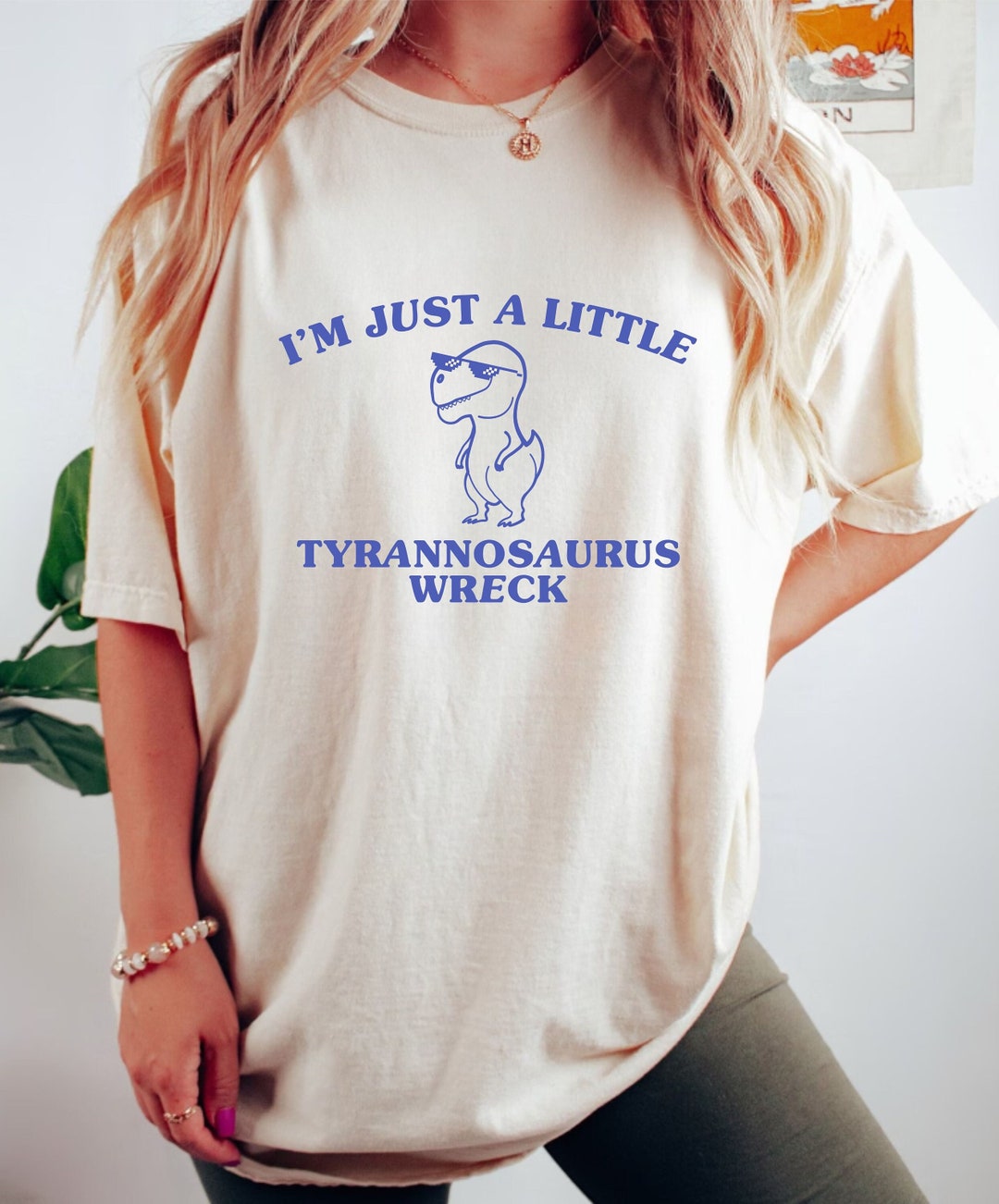 Tyrannosaurus Wreck Meme Shirt Weirdcore Punny Shirt Shirts That Go ...