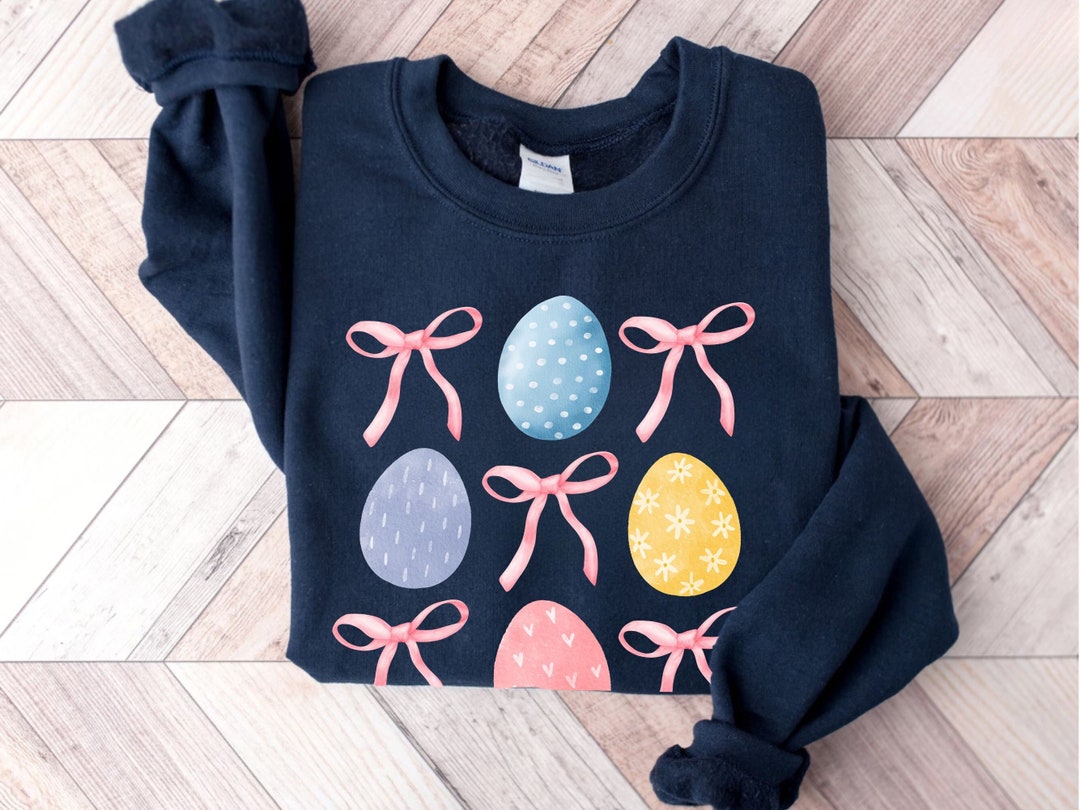 Coquette Easter Crewneck Coquette Sweatshirt Easter Sweater Bow ...