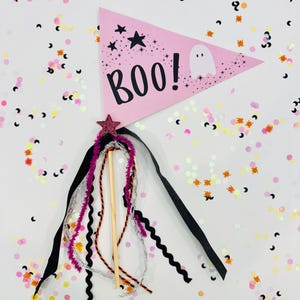 Halloween Boo-basket Pennant Flag - Etsy