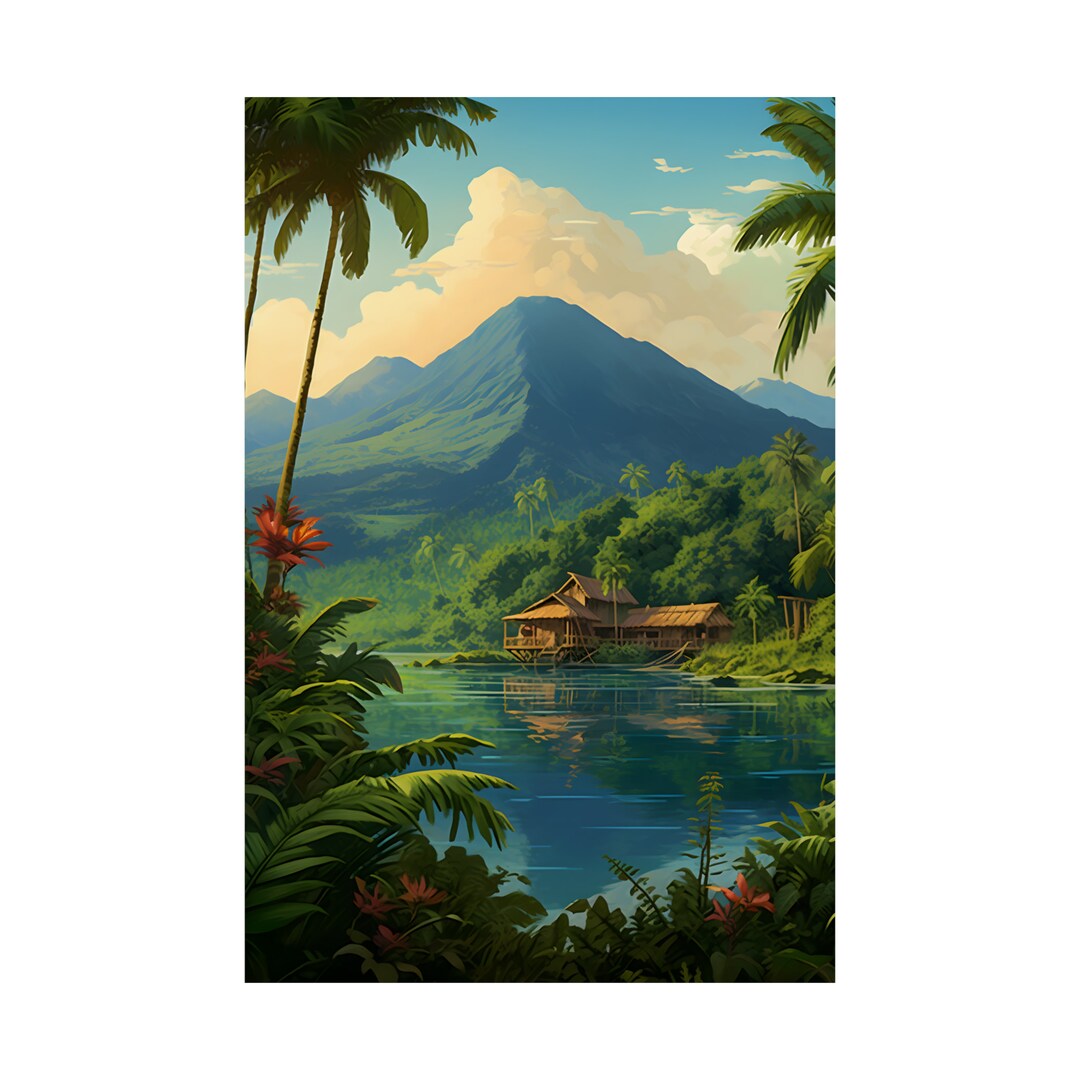 Philippines Poster Landscape Prints Dreamlike Posters - Etsy