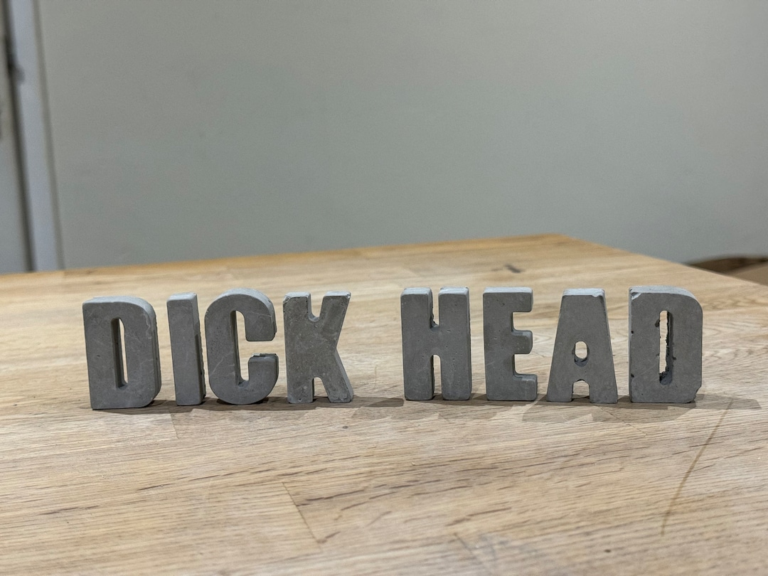 Concrete Curse Word - Etsy UK