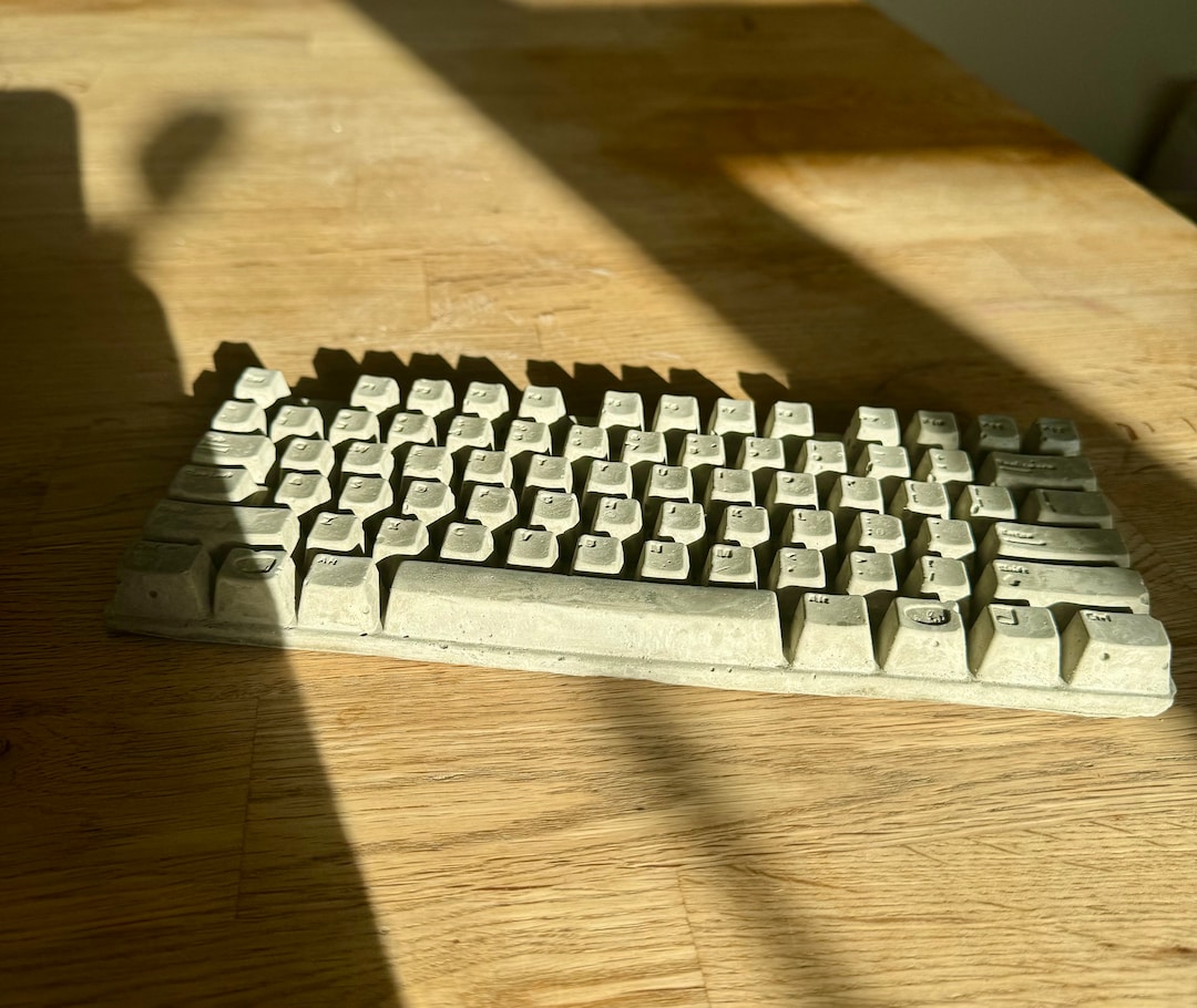 Concrete Computer Keyboard - Etsy UK