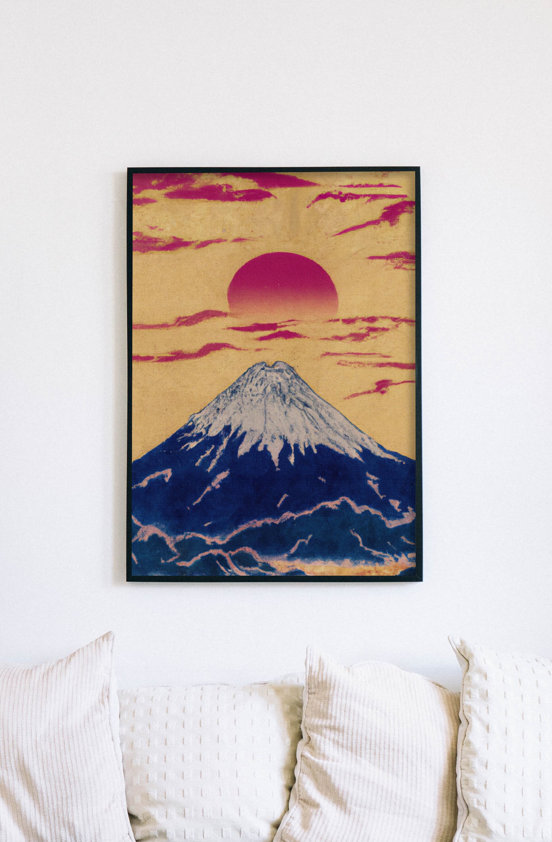 Mount Fuji, Mt Fuji, Sunset, Sunrise, AI Art, Japan, Japanese Style ...