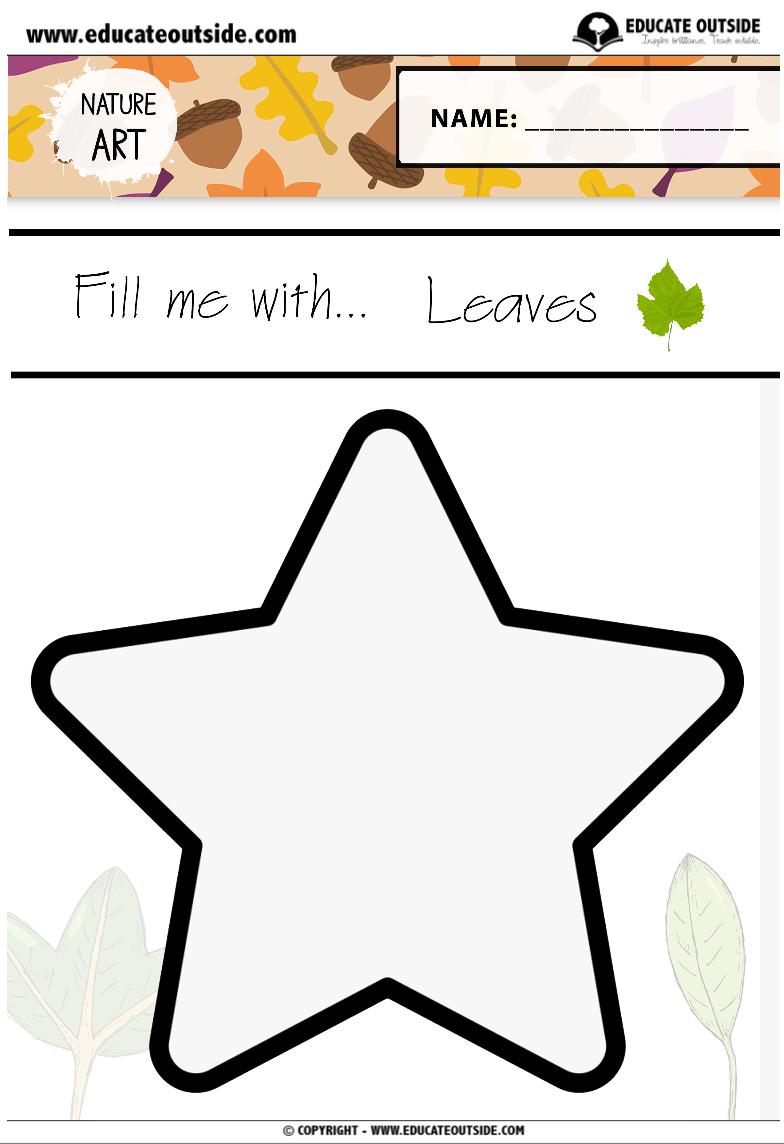 Nature Art Activity for Kids (digital Download / Printable) - Etsy
