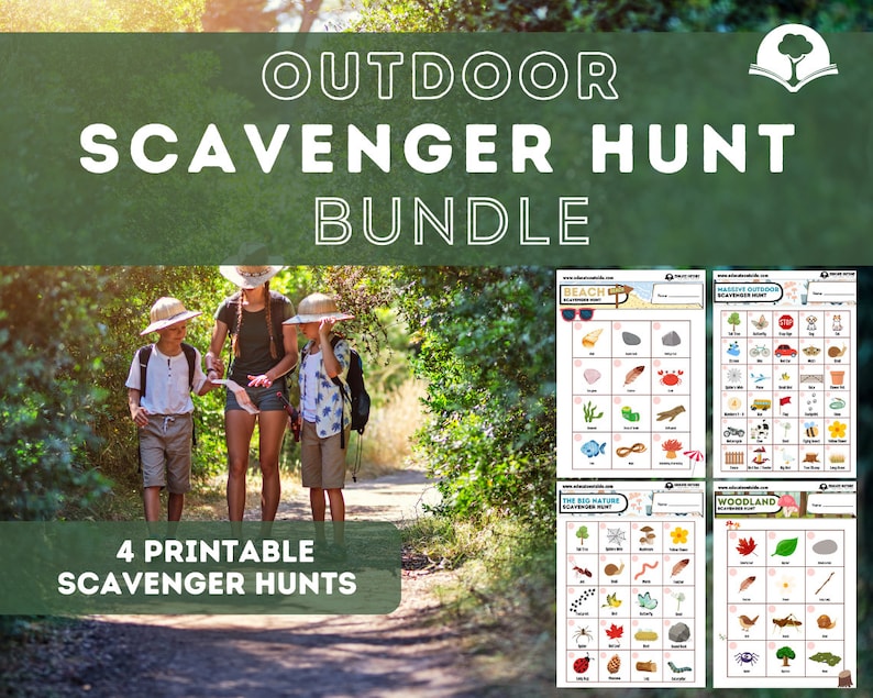 Outdoor Scavenger Hunt Bundle (digital Downloads / Printables) - Etsy