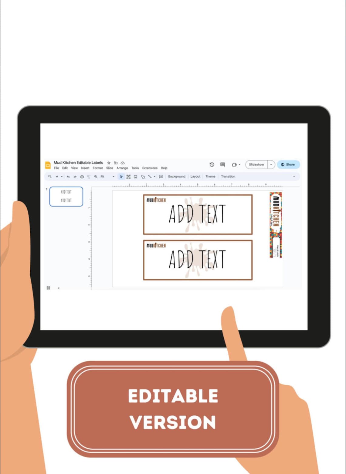 Mud Kitchen Labels - 29 Labels, PDF Download + Editable Version - Etsy