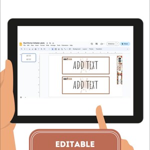 Mud Kitchen Labels - 29 Labels, PDF Download + Editable Version - Etsy