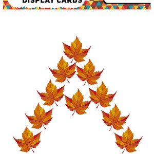 Alphabet Leaf Posters - Classroom Display, Digital Download - Etsy