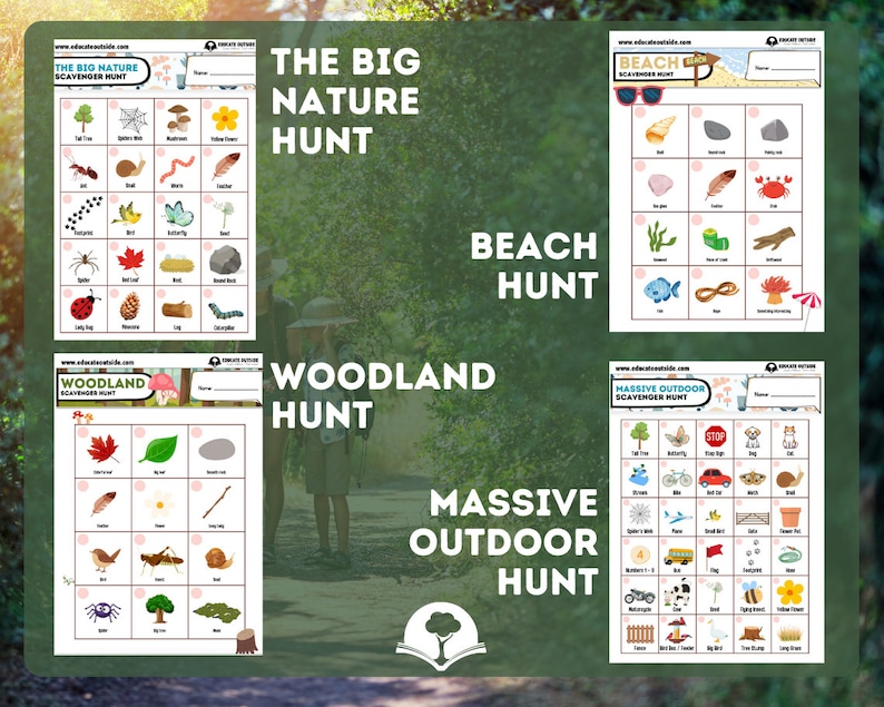 Outdoor Scavenger Hunt Bundle (digital Downloads / Printables) - Etsy
