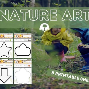 Nature Art Activity for Kids (digital Download / Printable) - Etsy