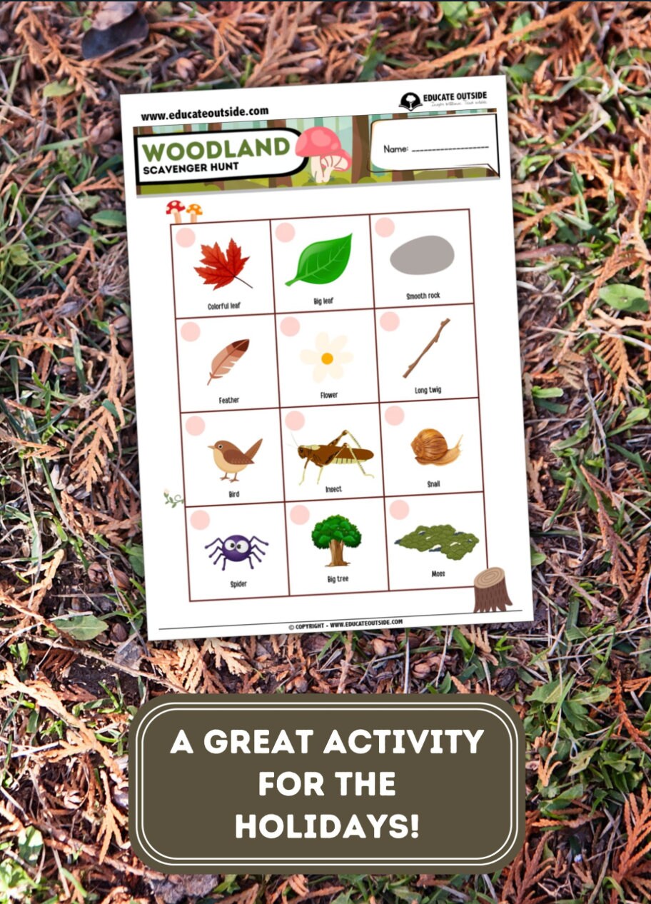 Outdoor Scavenger Hunt Bundle (digital Downloads / Printables) - Etsy