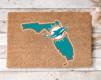 Miami Dolphins Door - Etsy