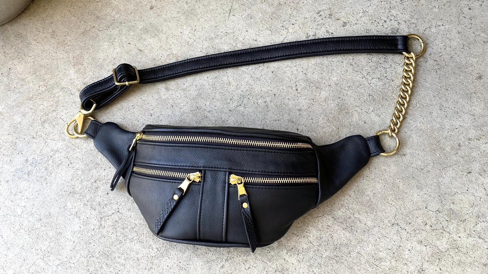Black Leather Sing, Womens Black Leather Crossbody Bag, Purse, Handmade ...