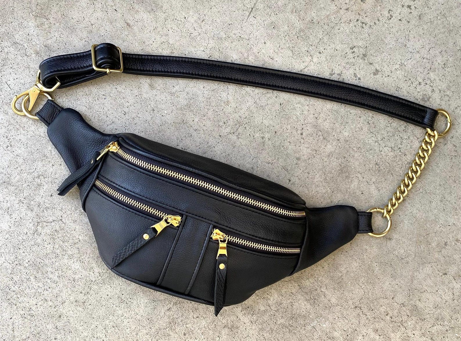 Black Leather Sing, Womens Black Leather Crossbody Bag, Purse, Handmade ...