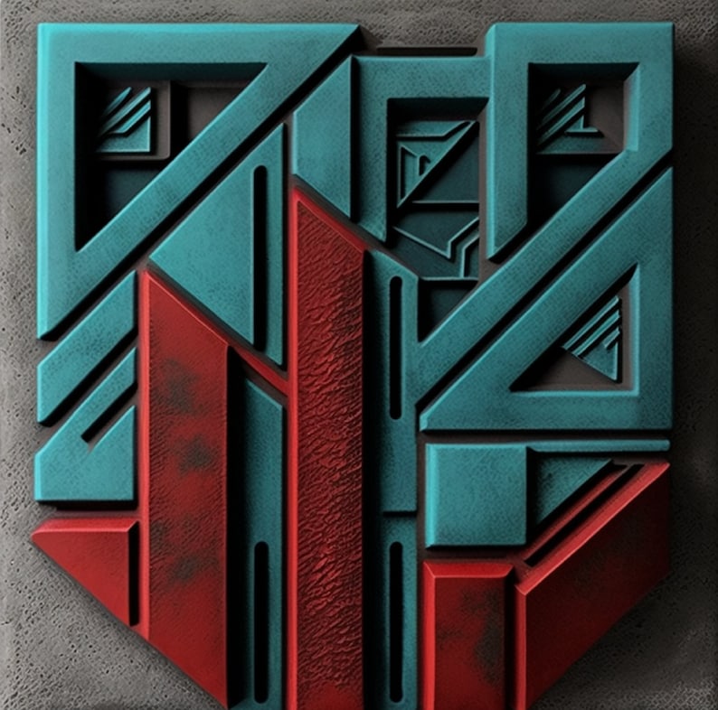 Art Deco Tile Inspired by Frank Lloyd Wright's Ennis House Digital ...